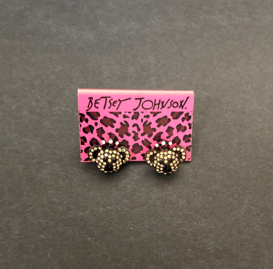 Crowned Koala Earrings Betsey Johnson Vintage Jewelry - Etsy