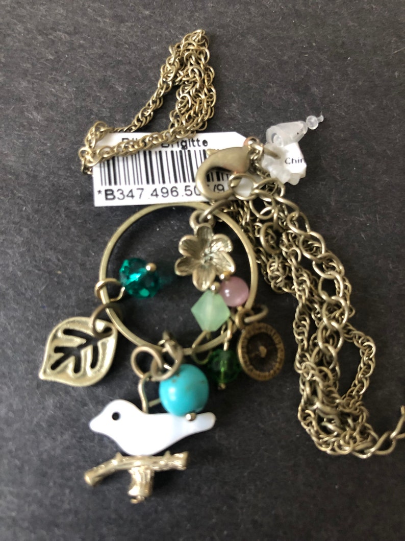 Bijou Brigitte Seashell Bird Necklace Jewelry - Etsy