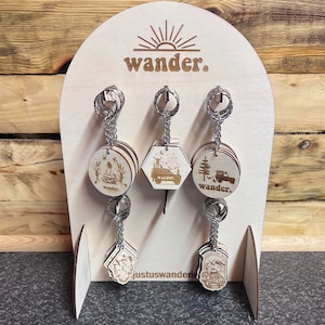 Personalised Keyring Stand - Etsy UK