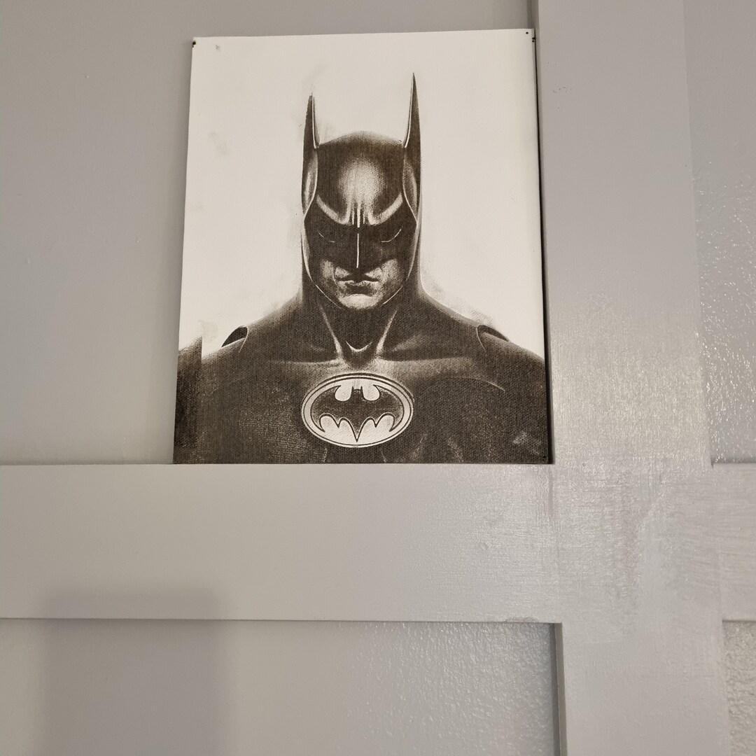 Etched Batman Canvas - Etsy