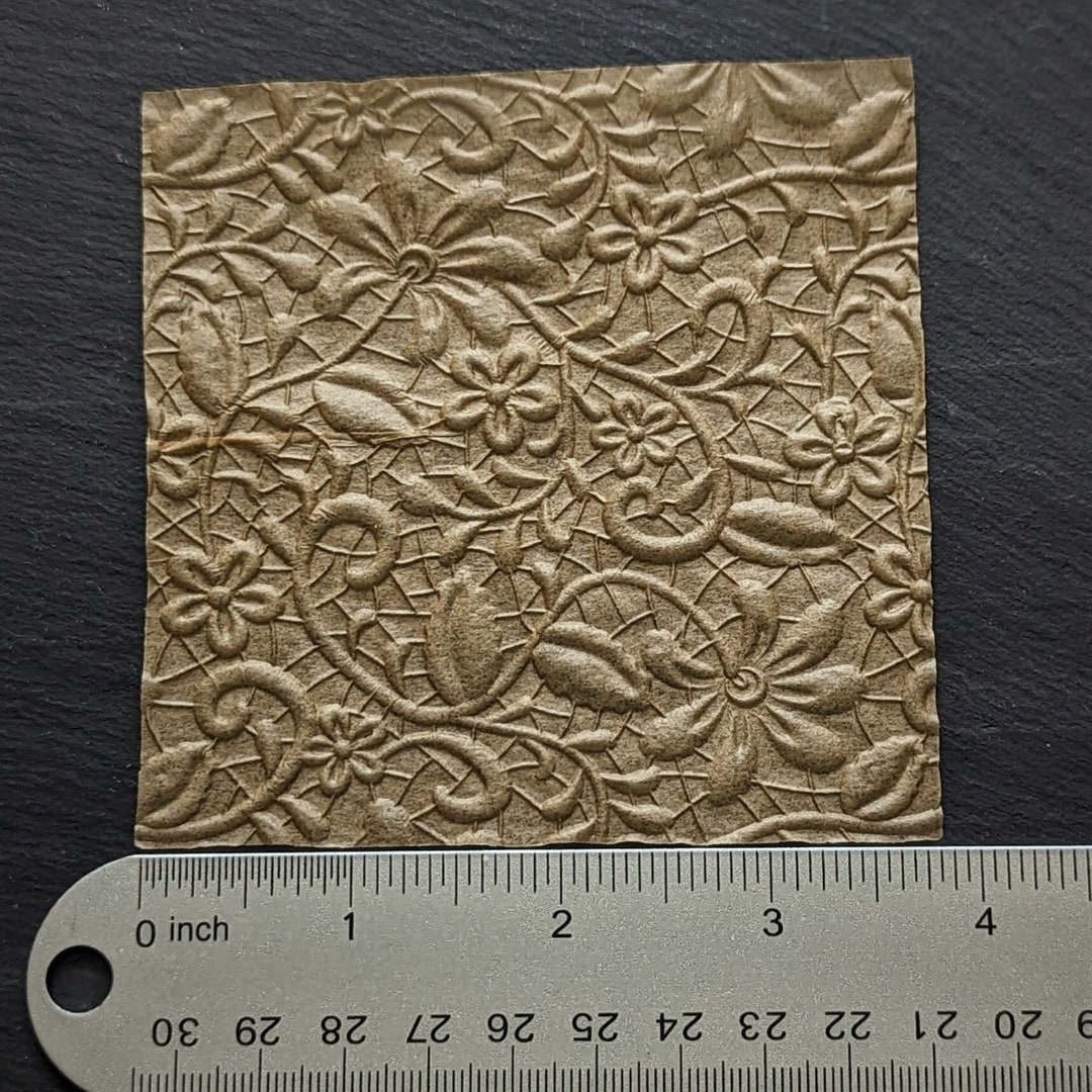 Lacey Flowers - Textured Parchment Sheets - S35 - Etsy
