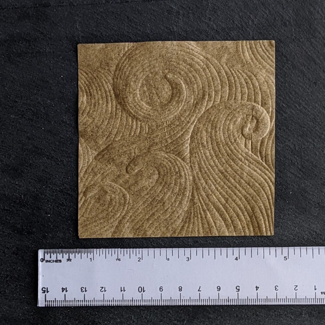 Waves - Textured Parchment Sheets - A9 - Etsy