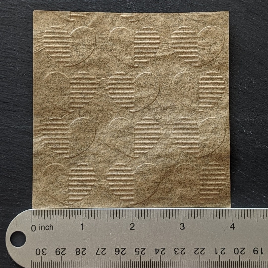 Textured Hearts Textured Parchment Sheets D1 - Etsy