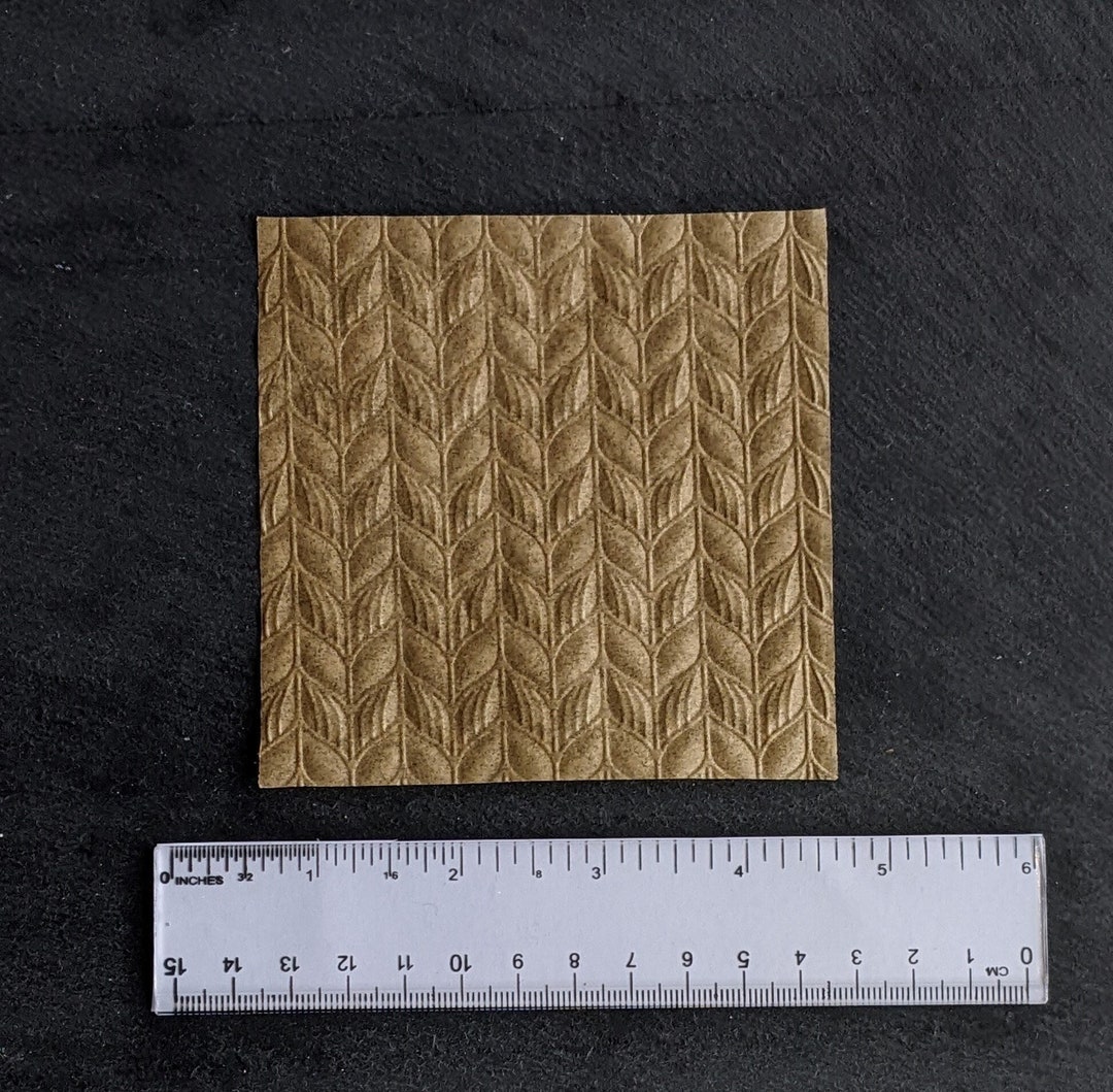 Geometric Leaves Textured Parchment Sheets S2 - Etsy