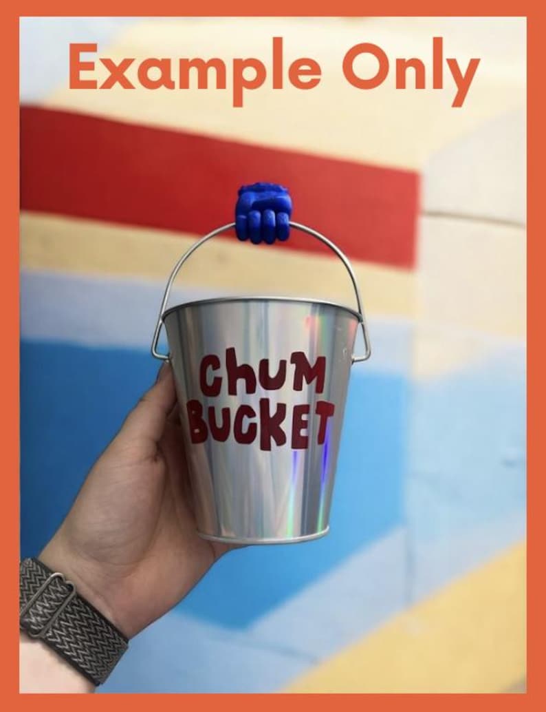 Chum Bucket Stickers for Party Favors - Etsy