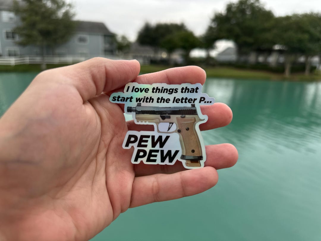 Pistol X Sticker Guns Decal Love Guns - Etsy