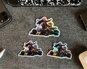 F1 Driver Max Verstappen's 2023 Season Helmet Sticker - Etsy