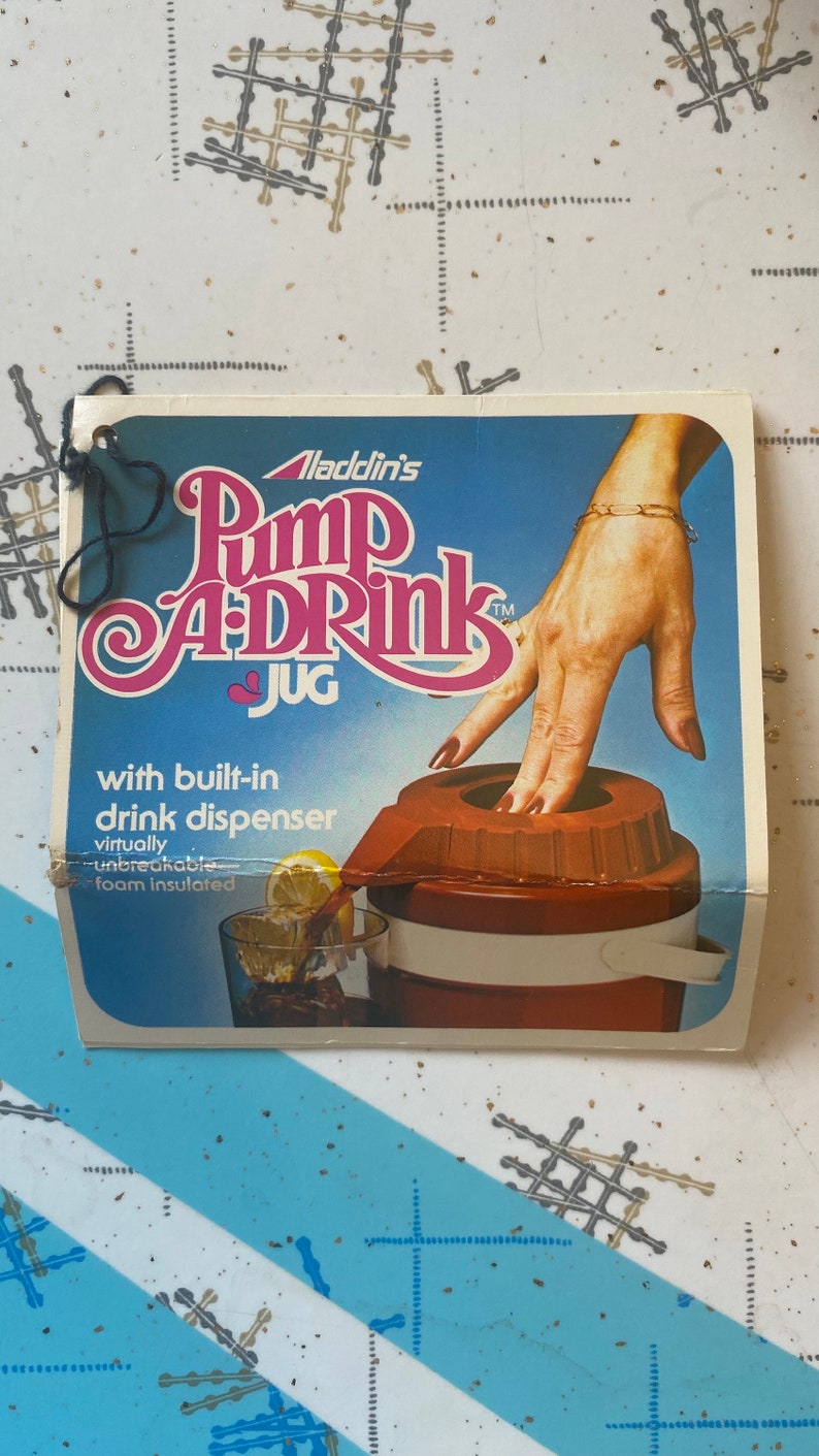 Vintage Aladdin Ok Pump-a-drink Jug Thermos - Etsy