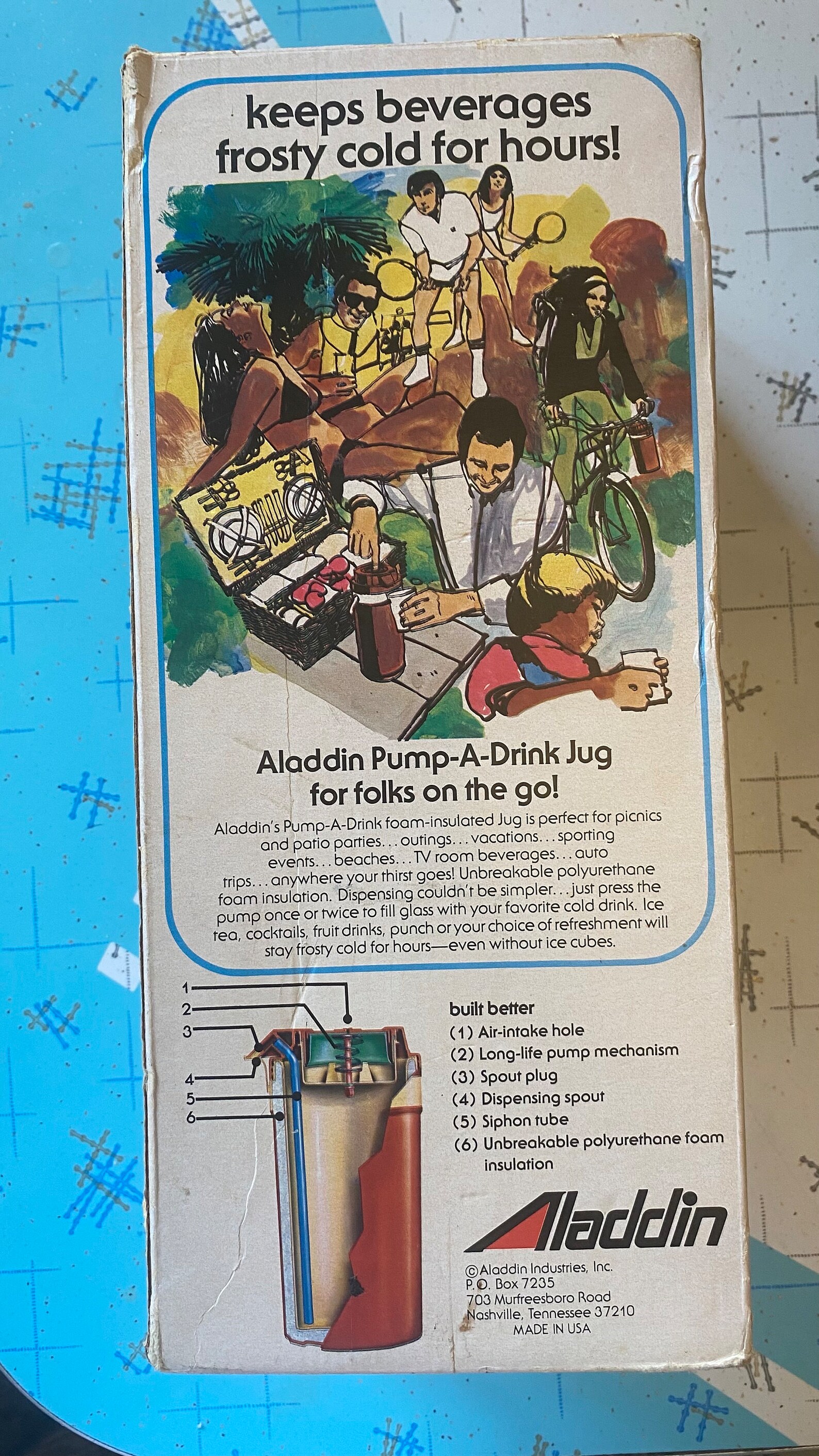 Vintage Aladdin Ok Pump-a-drink Jug Thermos - Etsy