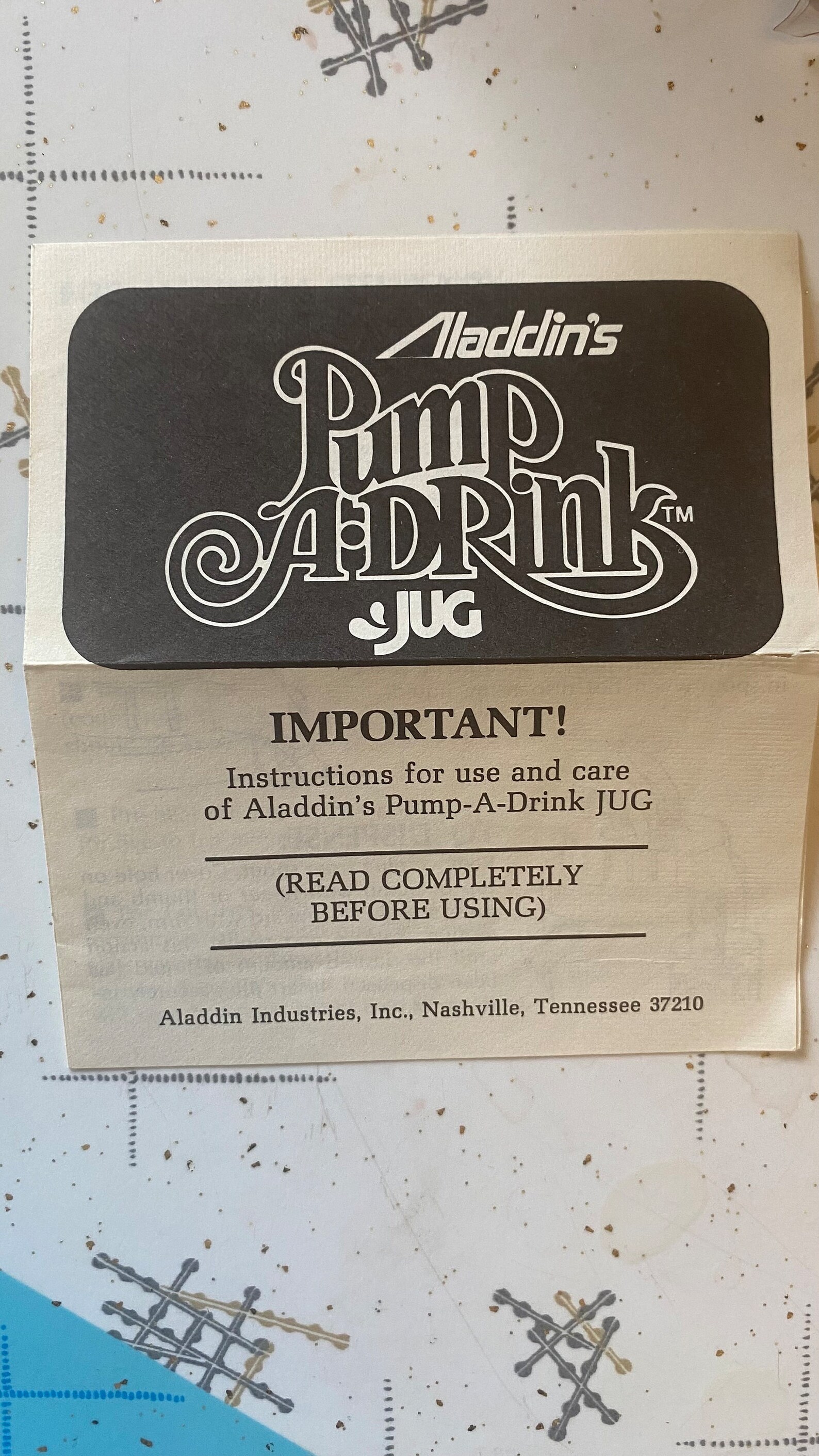 Vintage Aladdin Ok Pump-a-drink Jug Thermos - Etsy