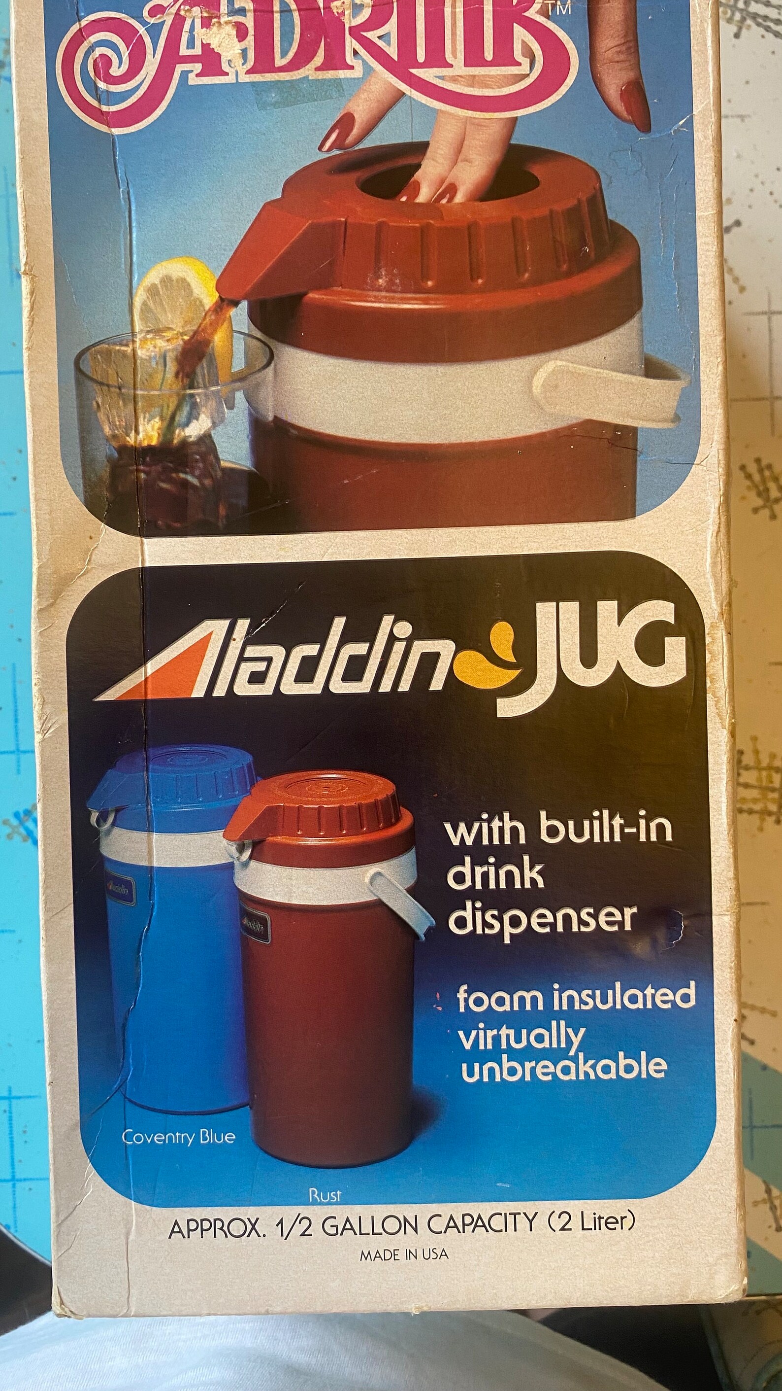 Vintage Aladdin Ok Pump-a-drink Jug Thermos - Etsy