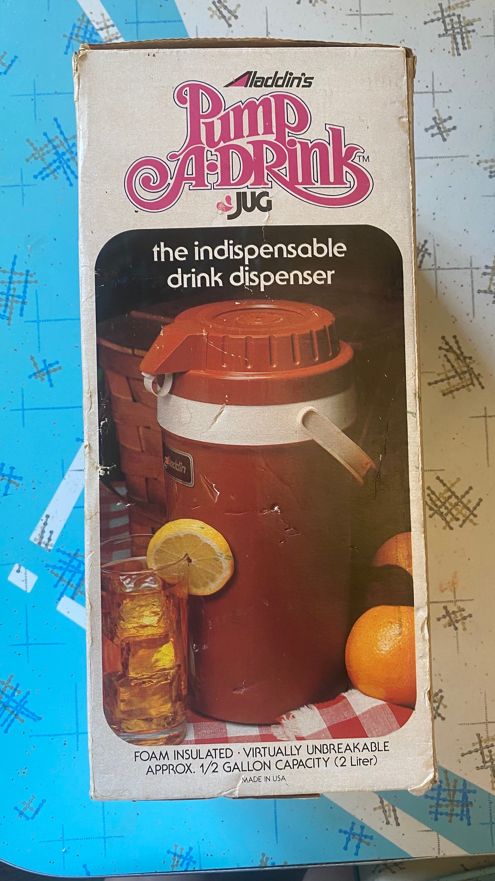 Vintage Aladdin Ok Pump-a-drink Jug Thermos - Etsy