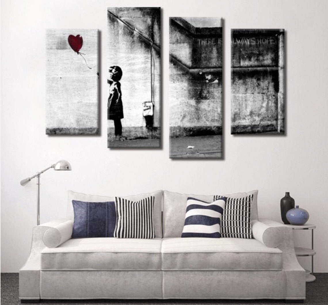 Banksy Prints Banksy Canvas Art Banksy Prints for Sale - Etsy