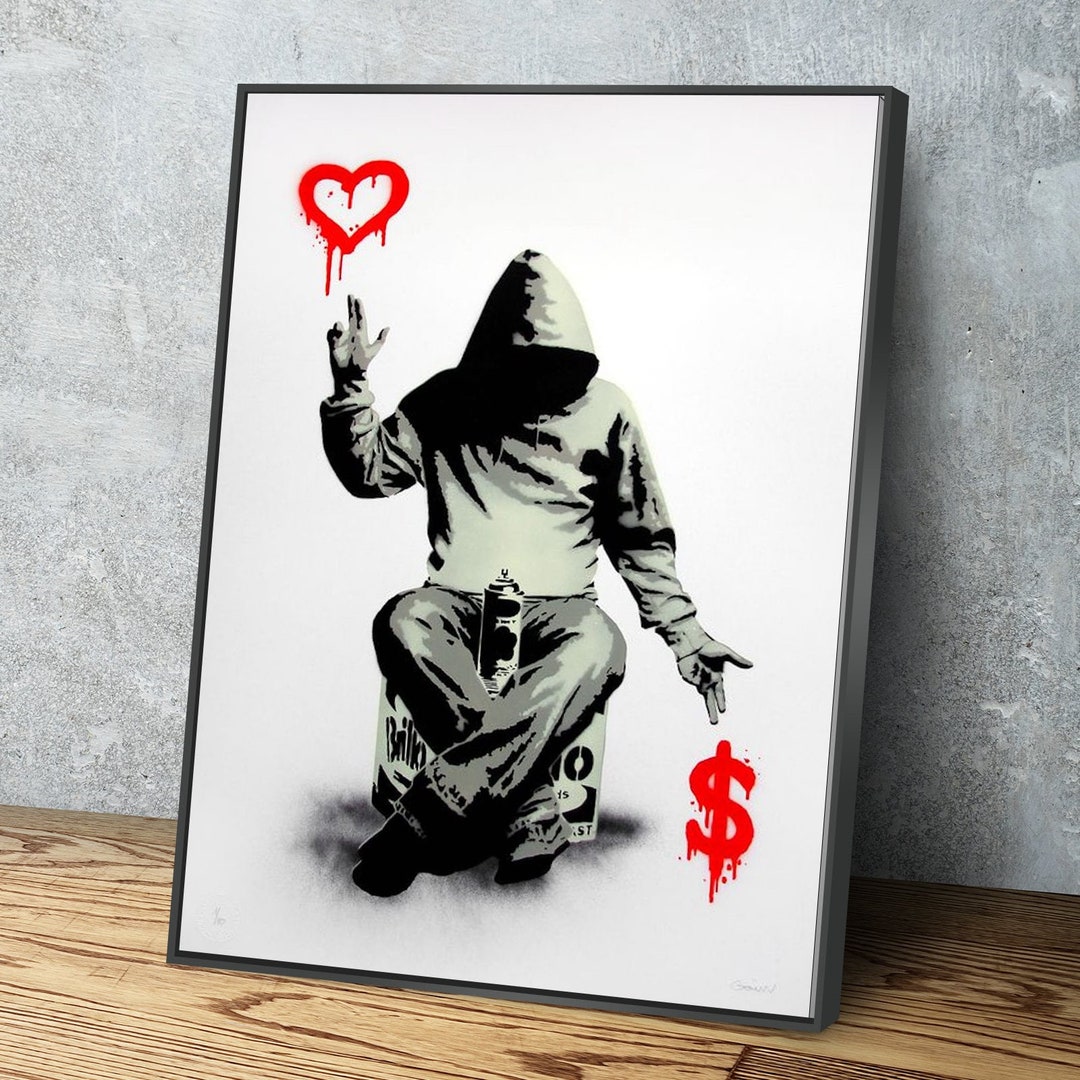 Banksy Prints Banksy Canvas Art Banksy Prints for Sale Graffiti Canvas ...