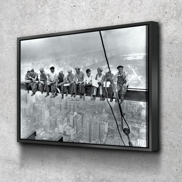 Lunch Atop a Skyscraper Framed Print - Etsy