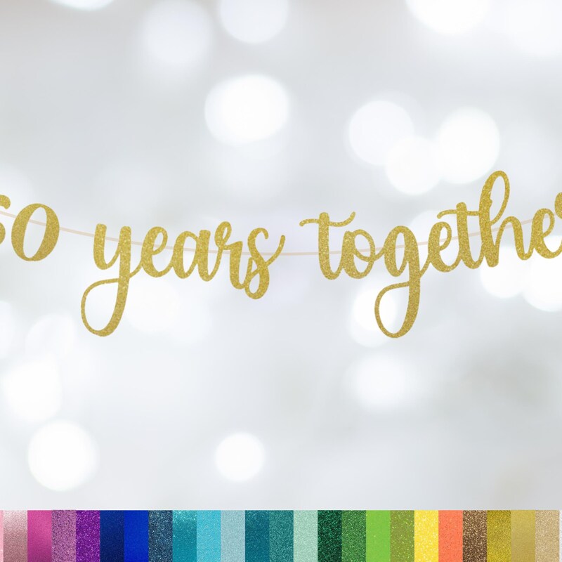 50th Anniversary Font - Etsy