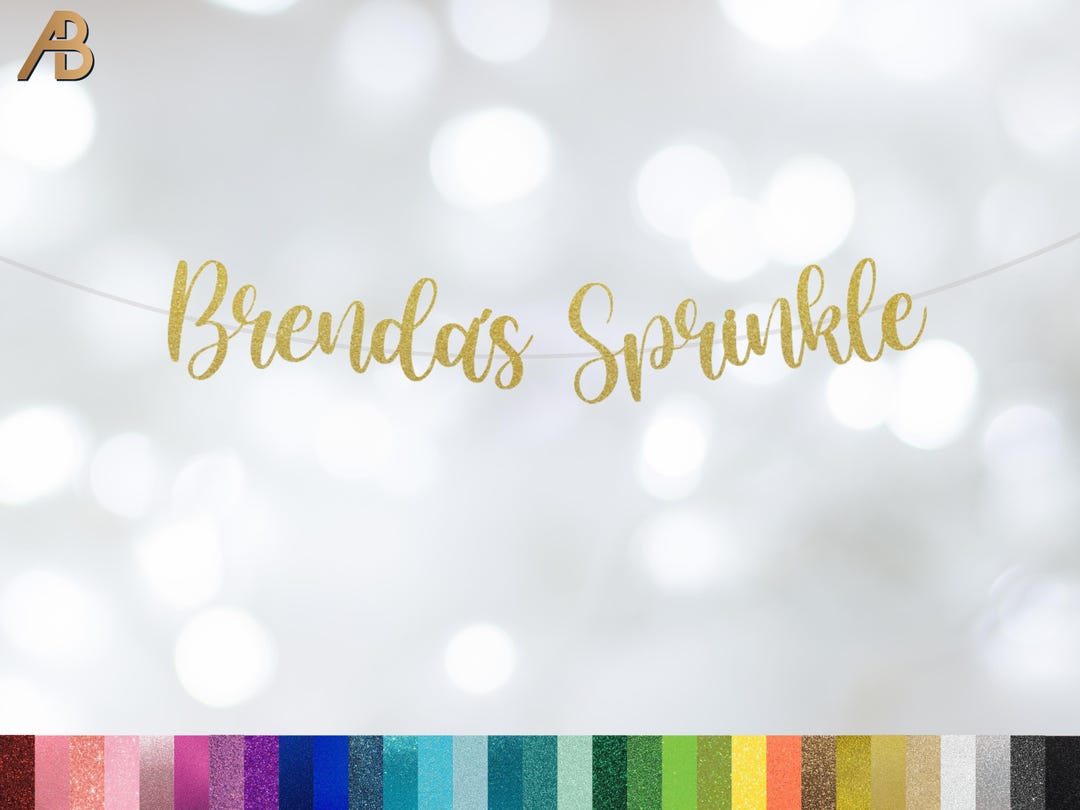 Custom Sprinkle Banner, Personalized Sprinkle Banner, Baby Sprinkle ...