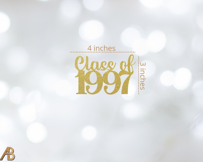 Class of 1997 Centerpiece, Class Reunion, Party Table Décor ...