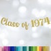 Class of 1974 Banner, Class Reunion, Party Decorations, Custom Banner ...