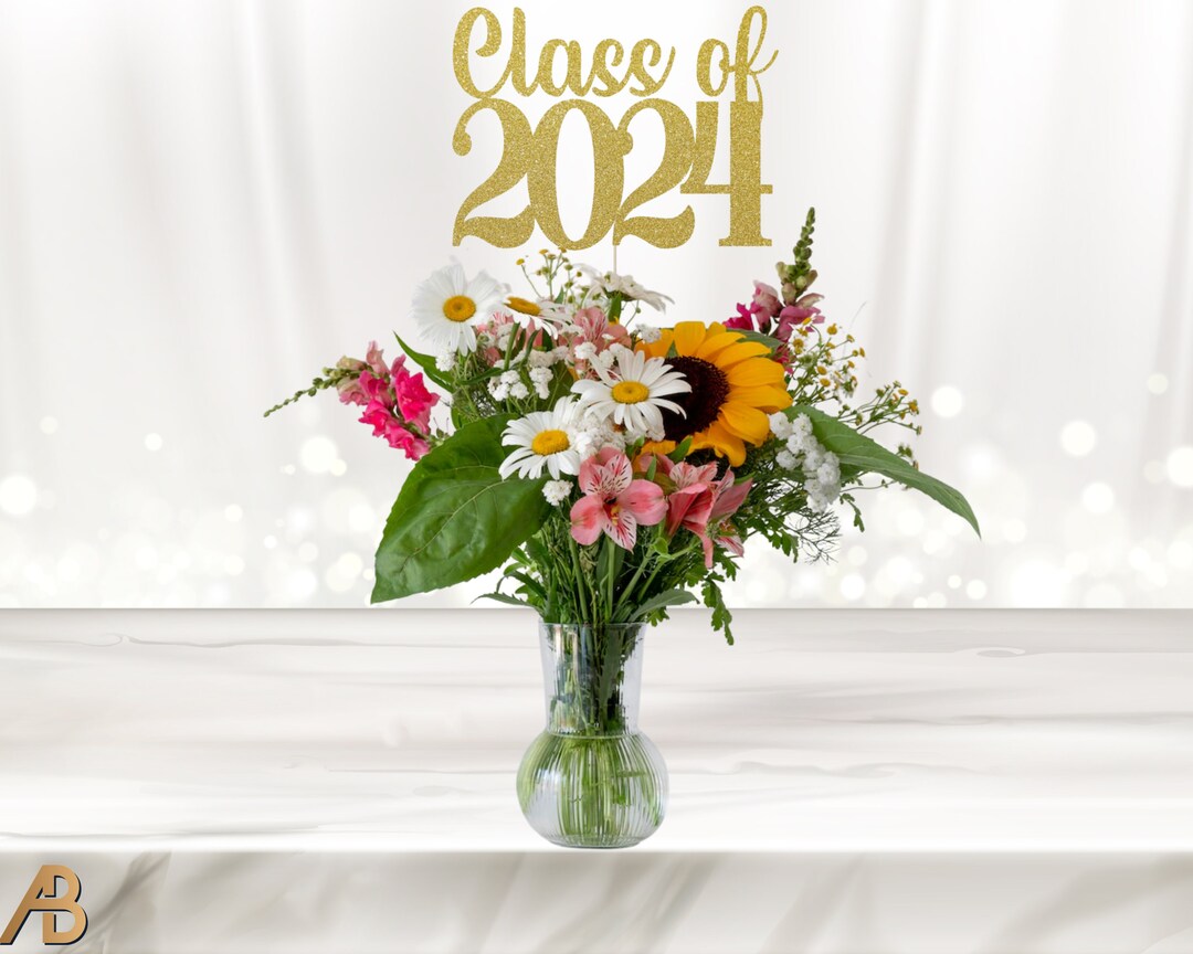 Class of 2024 Centerpiece, Graduation, Party Table Décor, Centerpiece ...