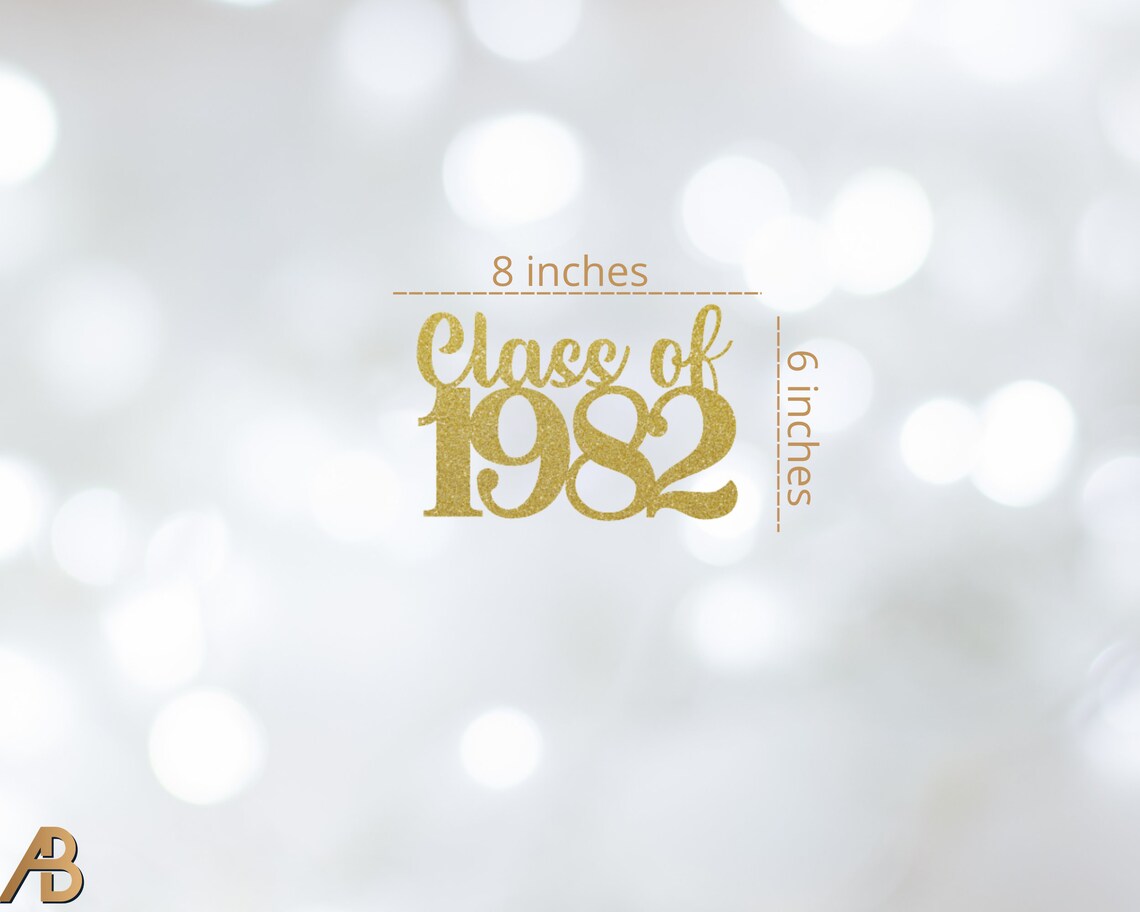 Class of 1982 Centerpiece Class Reunion Party Table Décor - Etsy