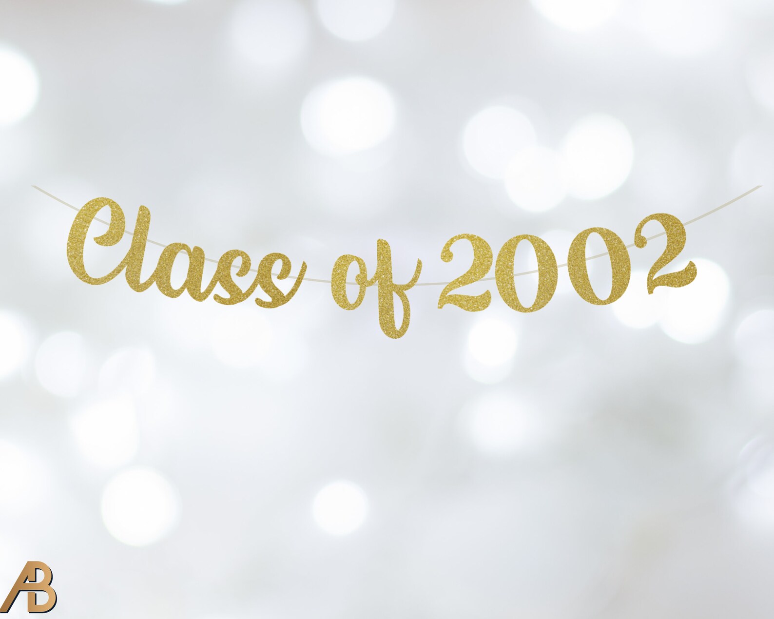 Class of 2002 Banner, Class Reunion, Party Decorations, Custom Banner ...
