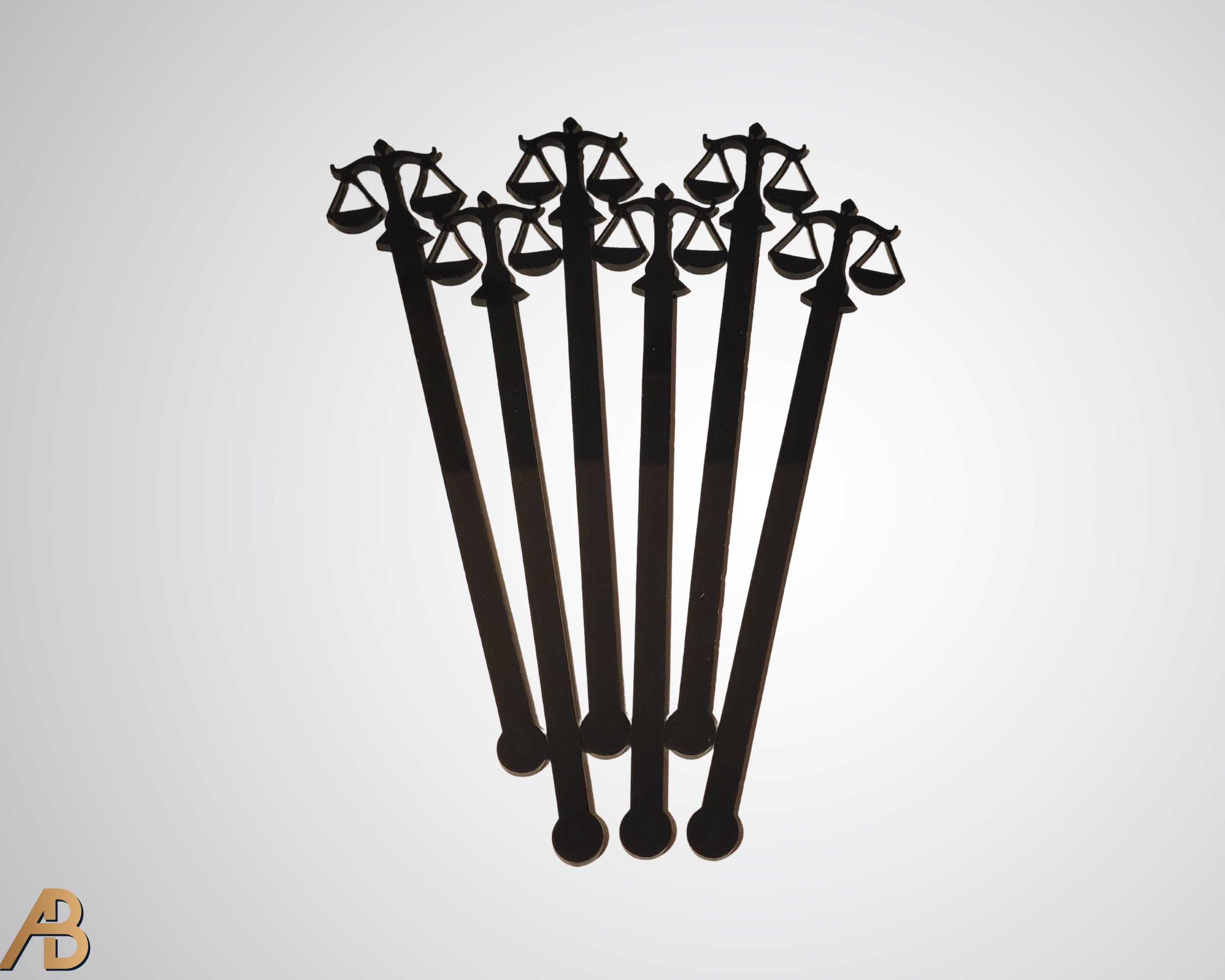 Law Themed Drink Stirrers, Scales of Justice Stirrers, Gavel Stirrers ...