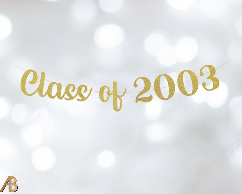 Class of 2003 Banner Class Reunion Party Decorations Custom - Etsy