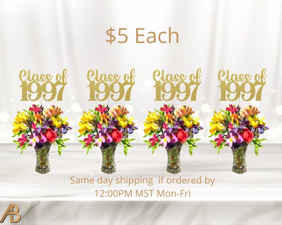 Class of 1997 Centerpiece Class Reunion Party Table Décor - Etsy