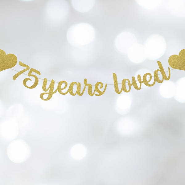 75th Birthday - Etsy