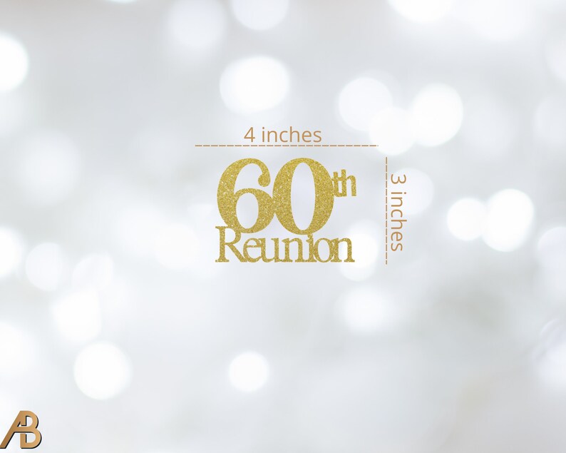 60th Class Reunion Centerpiece Class Reunion Party Table - Etsy