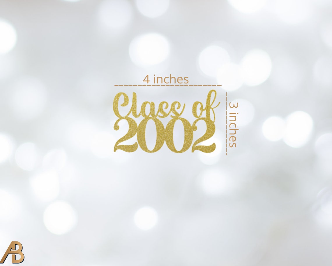 2002 Class Reunion Mason Jar Tags Class of 2002 - Etsy