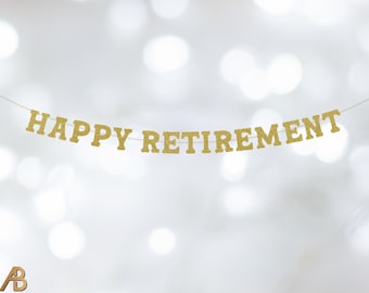 Officially Retired Banner Retirement Banner off the Clock | Etsy