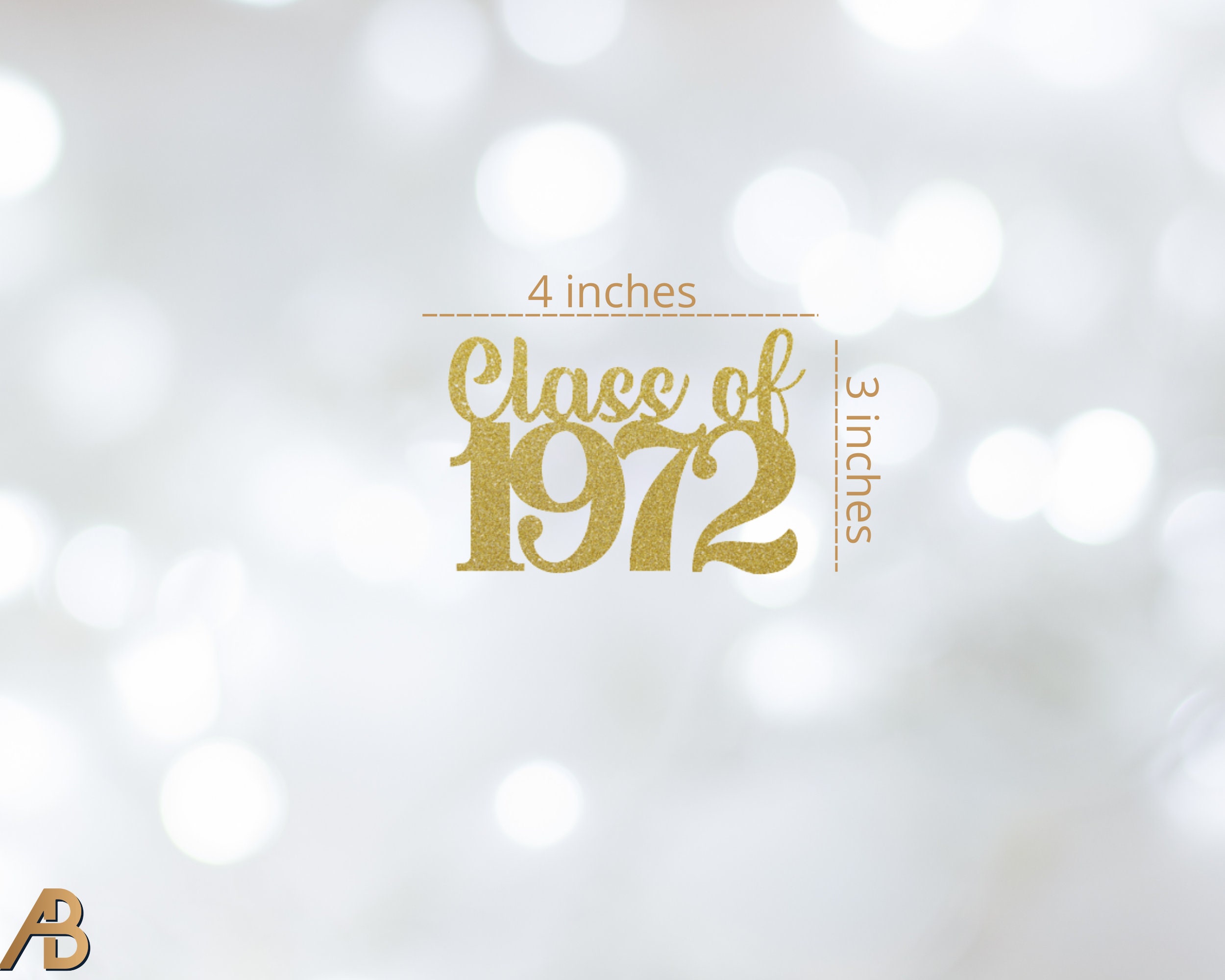 Class of 1972 Centerpiece Class Reunion Party Table Décor - Etsy