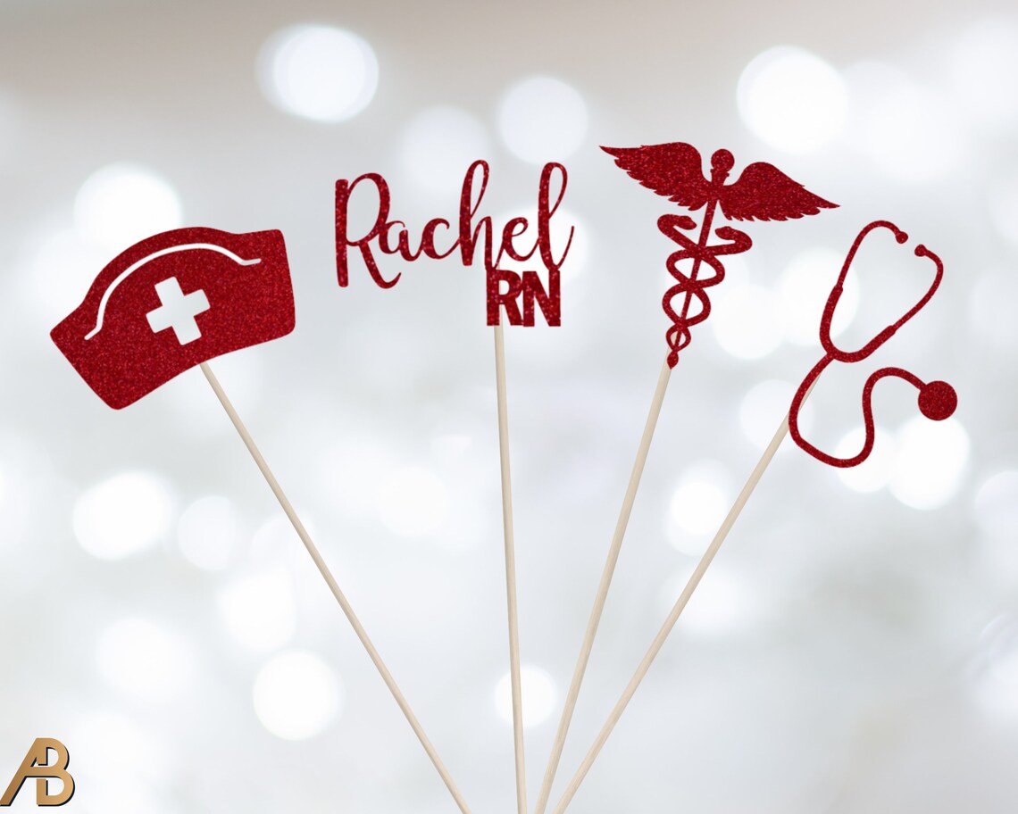 Nurse Graduation Centerpiece Nurse Graduation Decorations - Etsy