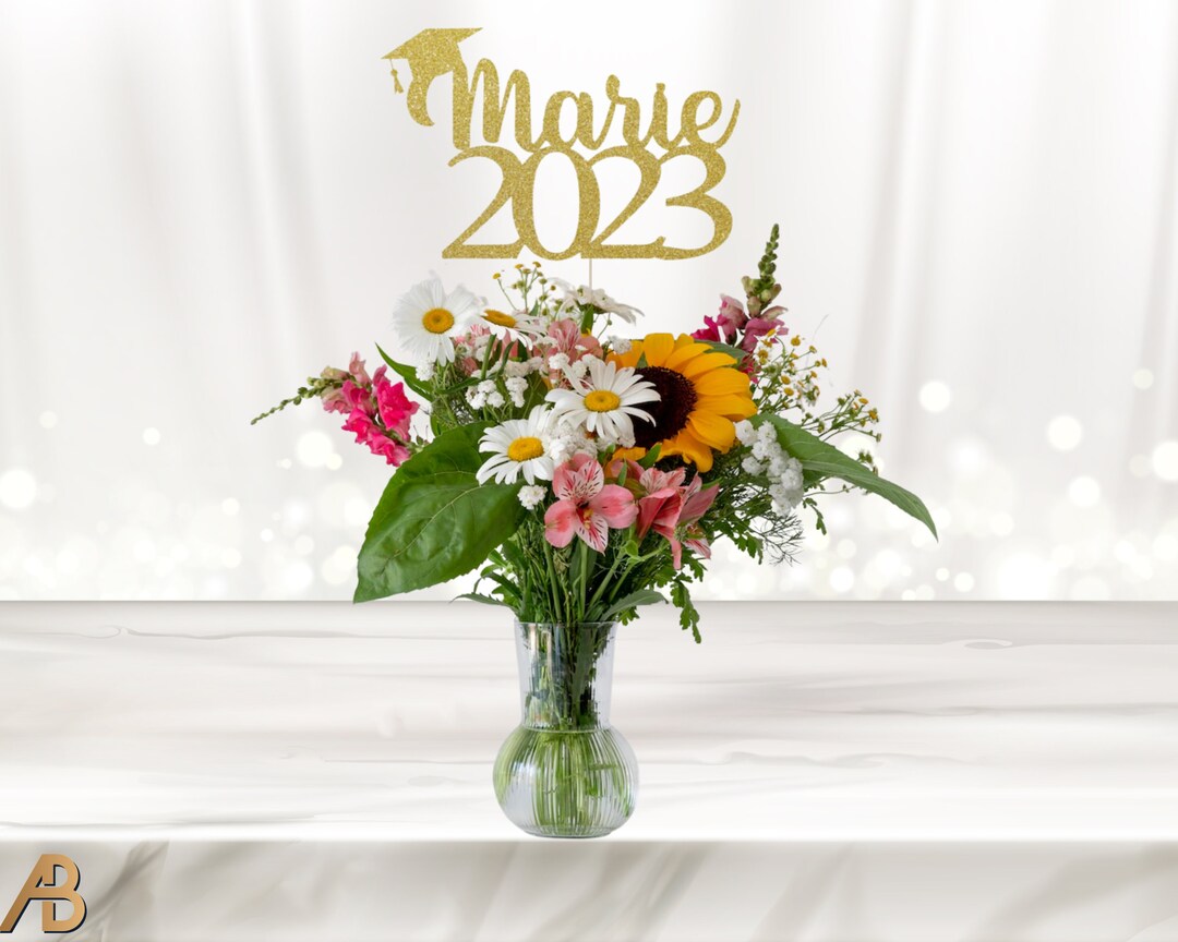 Class of 2023 Custom Graduation Centerpiece, Graduation Party Table ...