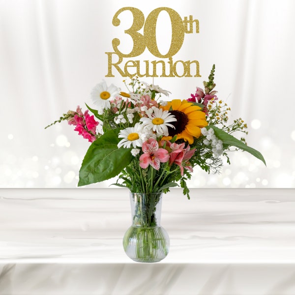 30th Class Reunion Centerpiece - Etsy