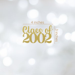 Class of 2002 Centerpiece, Class Reunion, Party Table Décor ...