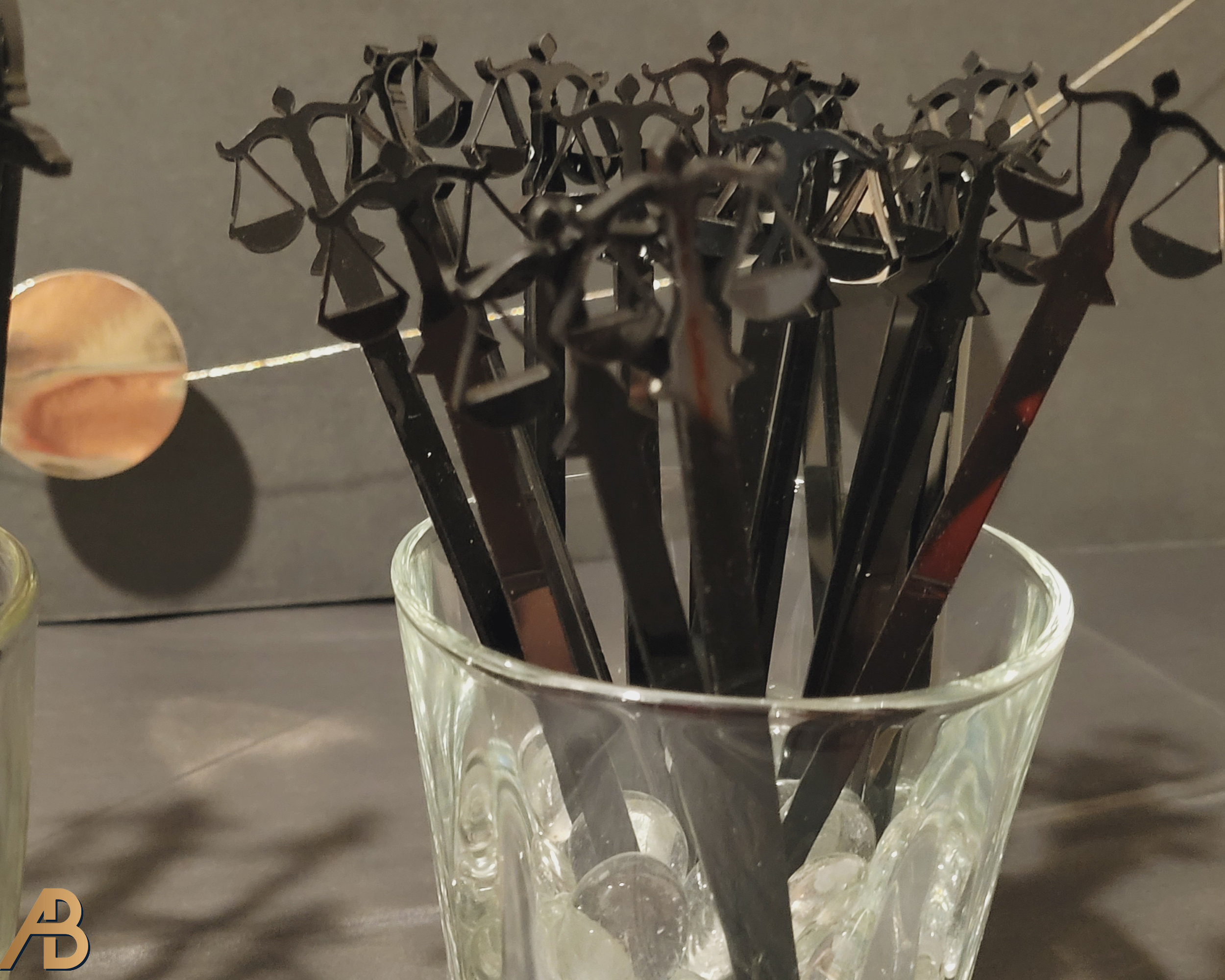Law Themed Drink Stirrers, Scales of Justice Stirrers, Gavel Stirrers ...
