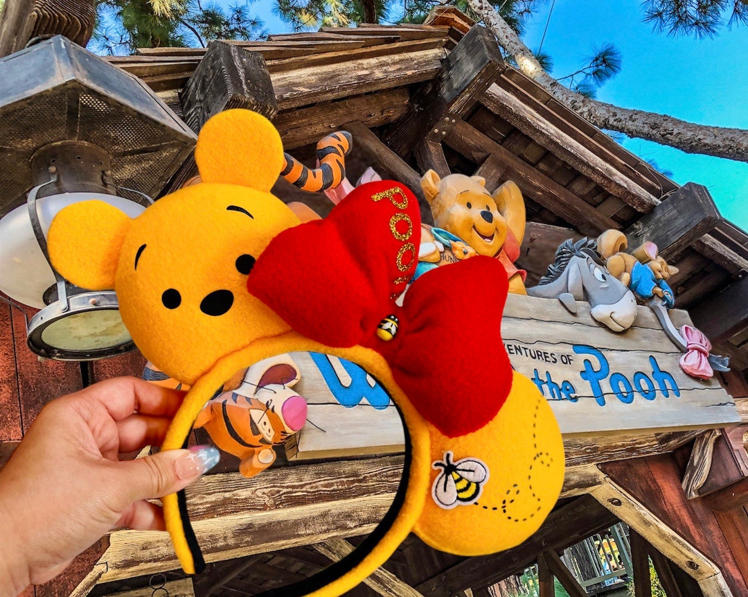 Winnie the Pooh Tsum Tsum Inspired Mouse Ears, Pooh Ears, Hundred Acre ...