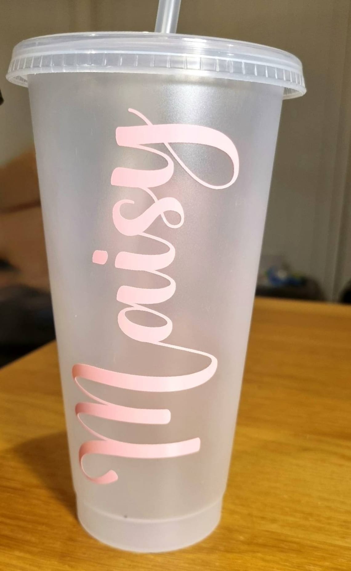 Personalised Cold Cup Starbucks Inspired Custom Design With Straw - Etsy