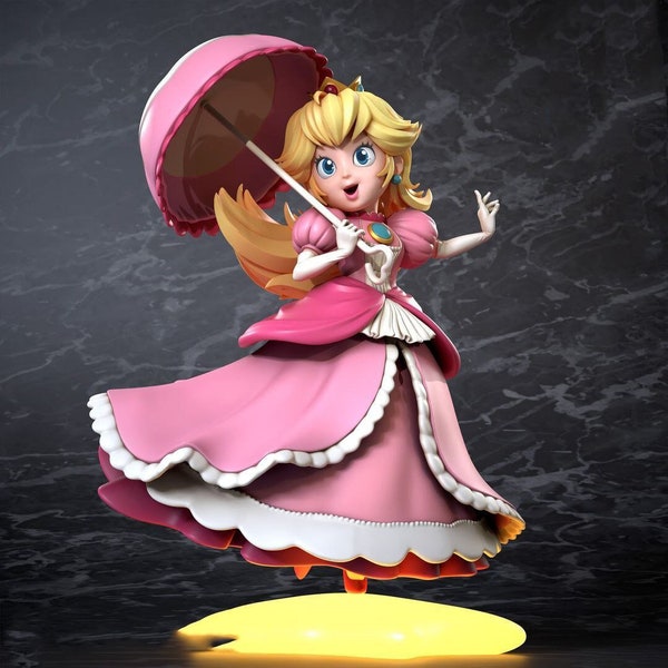 Princess Peach Lamp - Etsy