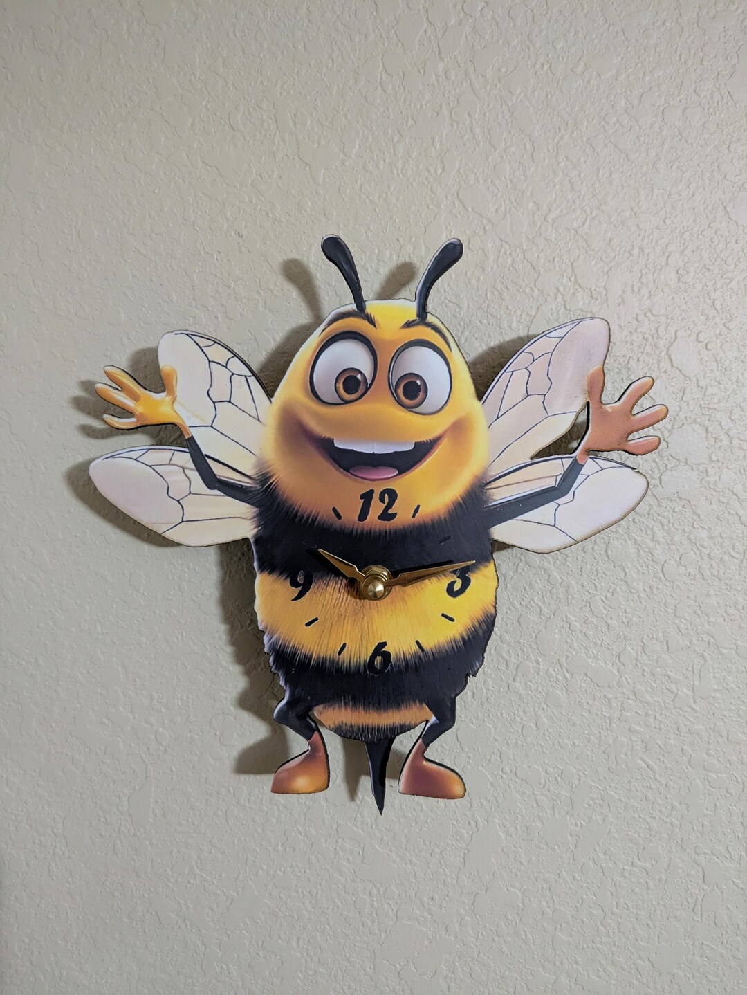 Whacky Bee Clock With Pendulum - Etsy