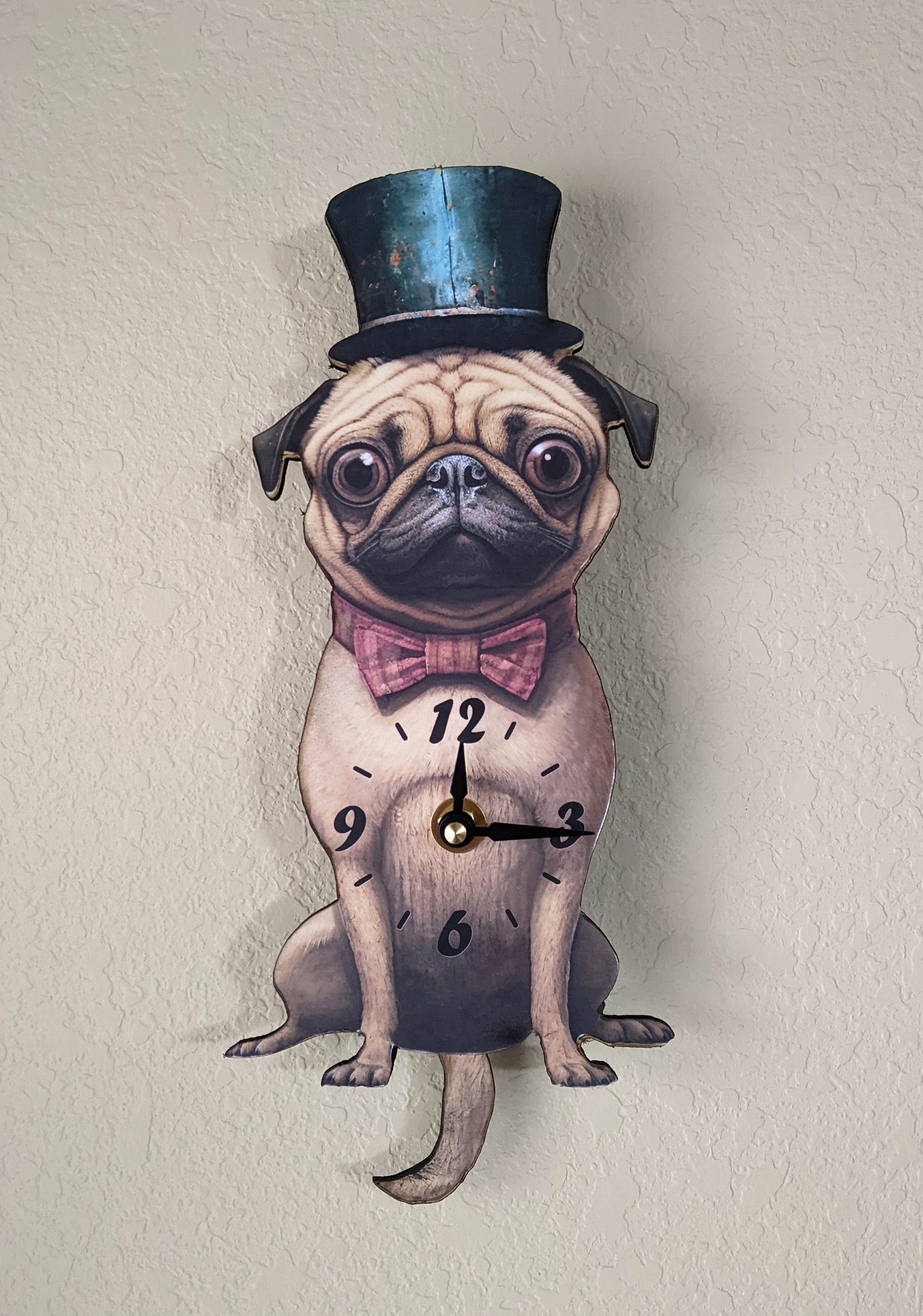 Whimsical Dog Clocks With Wagging Tail - Etsy