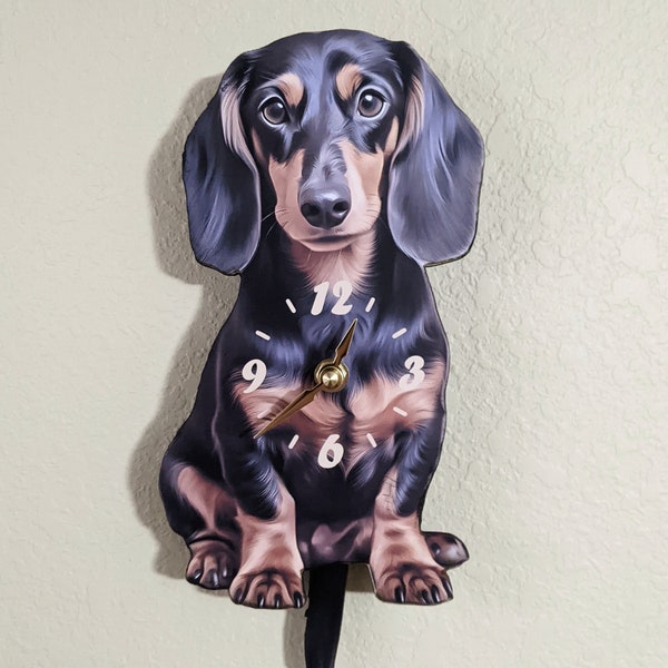 Cat Wagging Tail Clock - Etsy