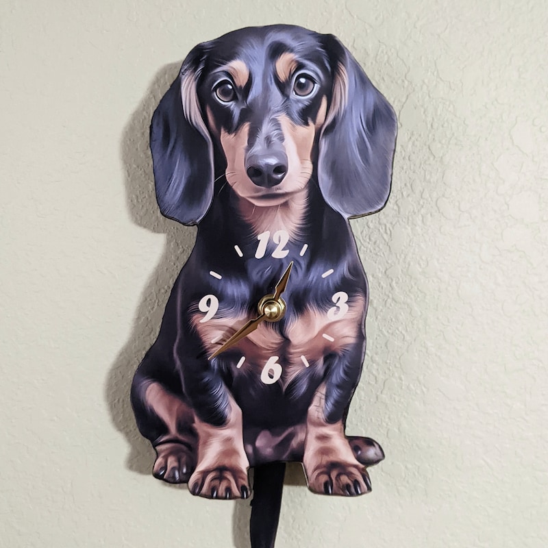 Dog Clock - Etsy