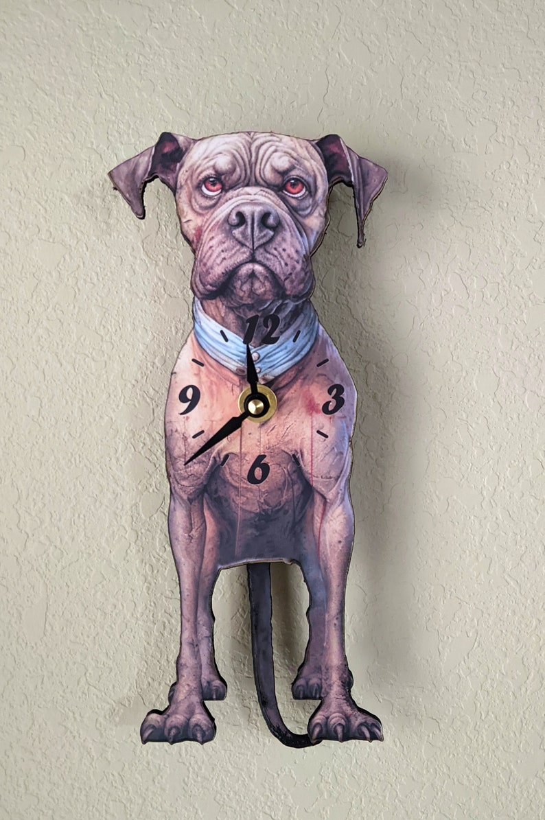Whimsical Dog Clocks With Wagging Tail - Etsy
