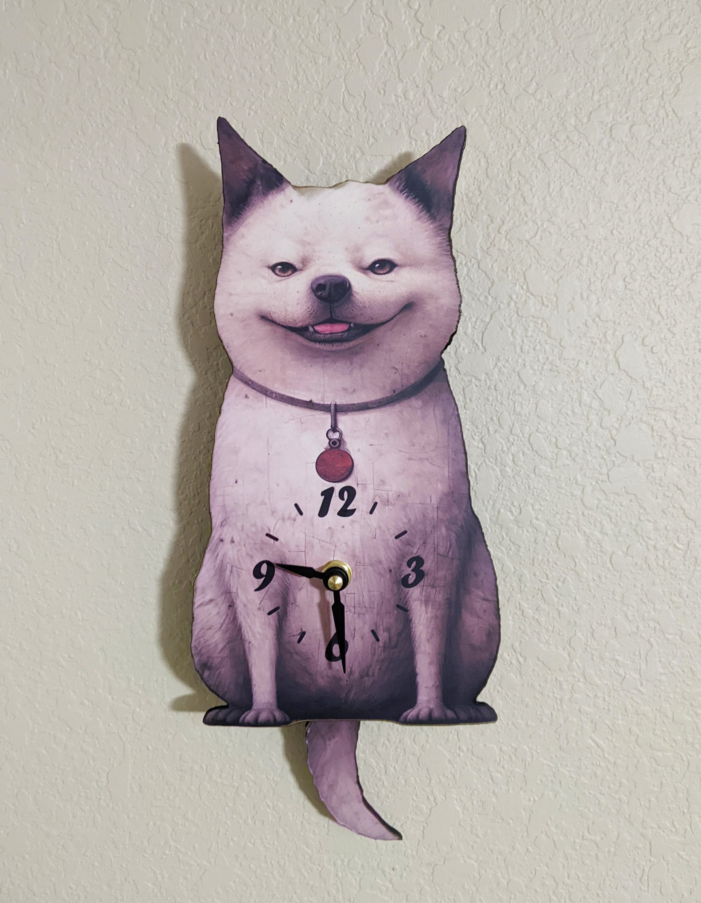 Whimsical Dog Clocks With Wagging Tail - Etsy