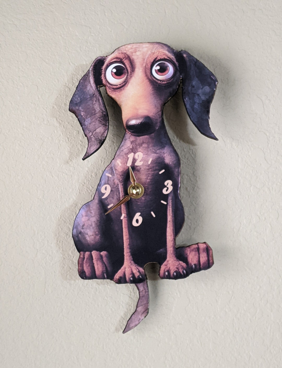 Whimsical Dog Clocks With Wagging Tail - Etsy