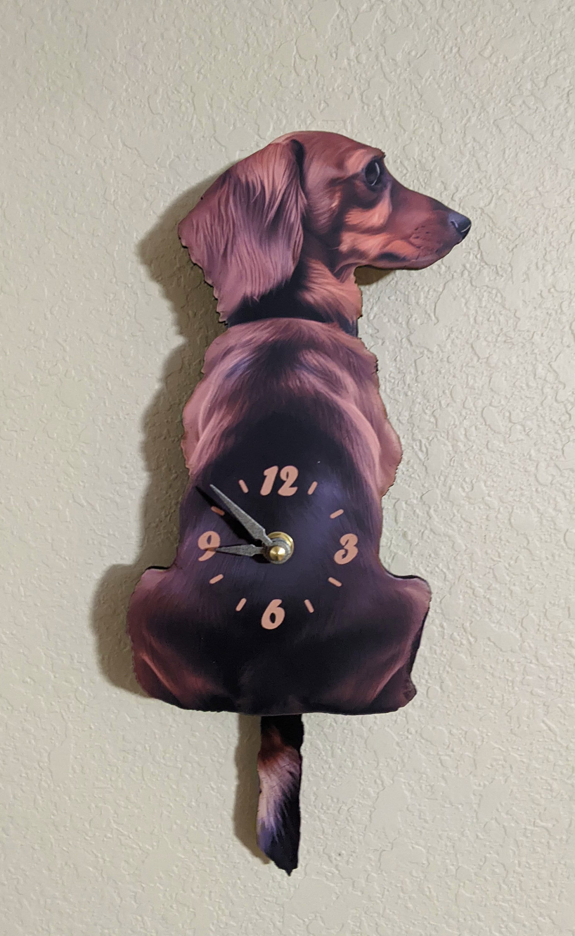 Wagging Tail Cat and Dog Wall Clocks. - Etsy